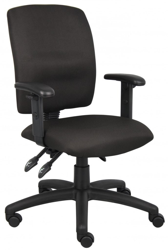 Mid Back Office Chair with Arms - OC Office Furniture
