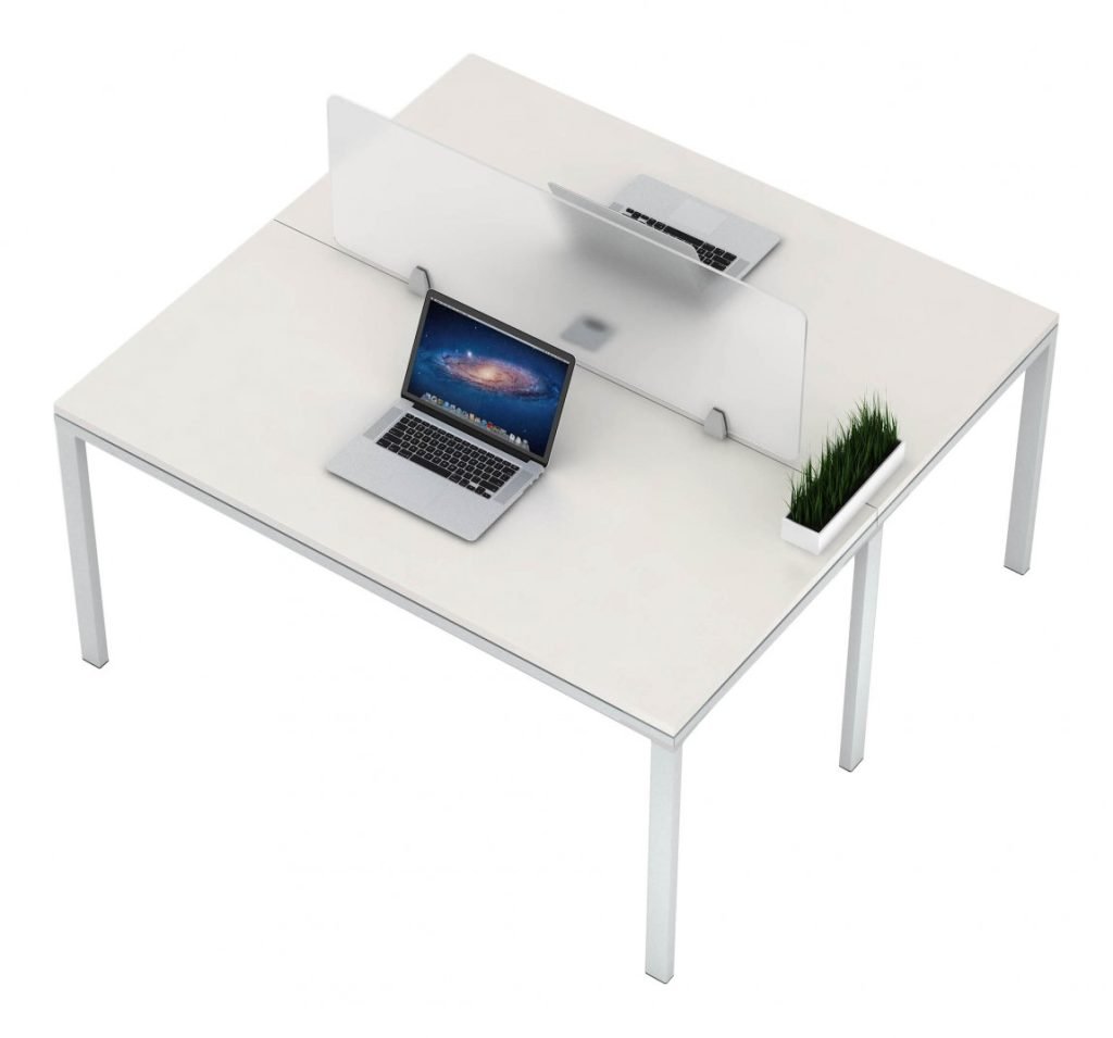 Versatile 2 Person Workstation Desk for Collaboration