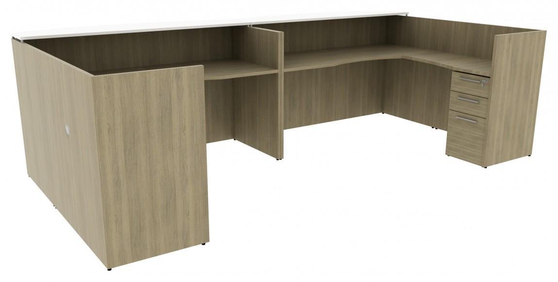 2 Person Reception Desk - OC Office Furniture